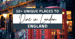 10+ Quirky and Unique Dining Experiences in London | In Search of Sarah